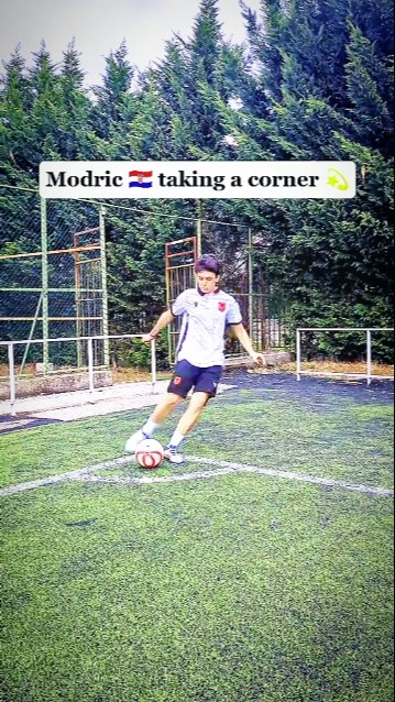 The best corner ever taken ? 👀 #football #Soccer #soccerskills #skills ...