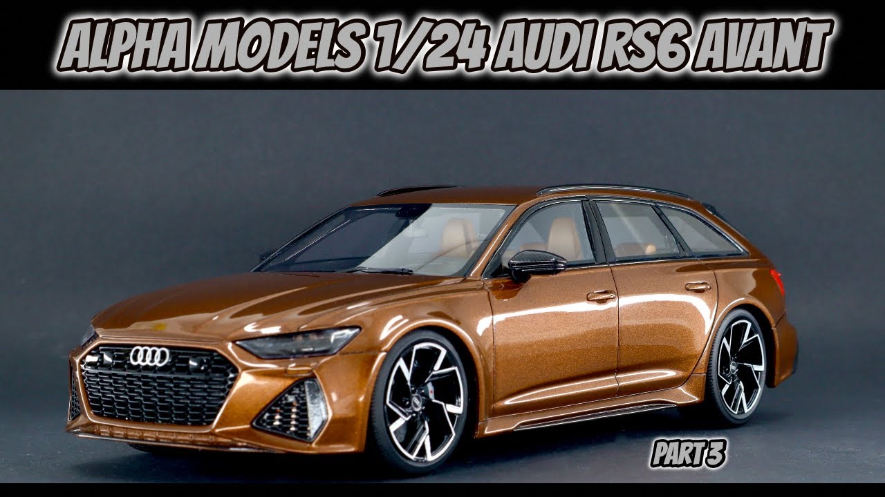 Part 3 - Alpha Model 1/24 Audi RS6 Avant Video Build - YouTube
