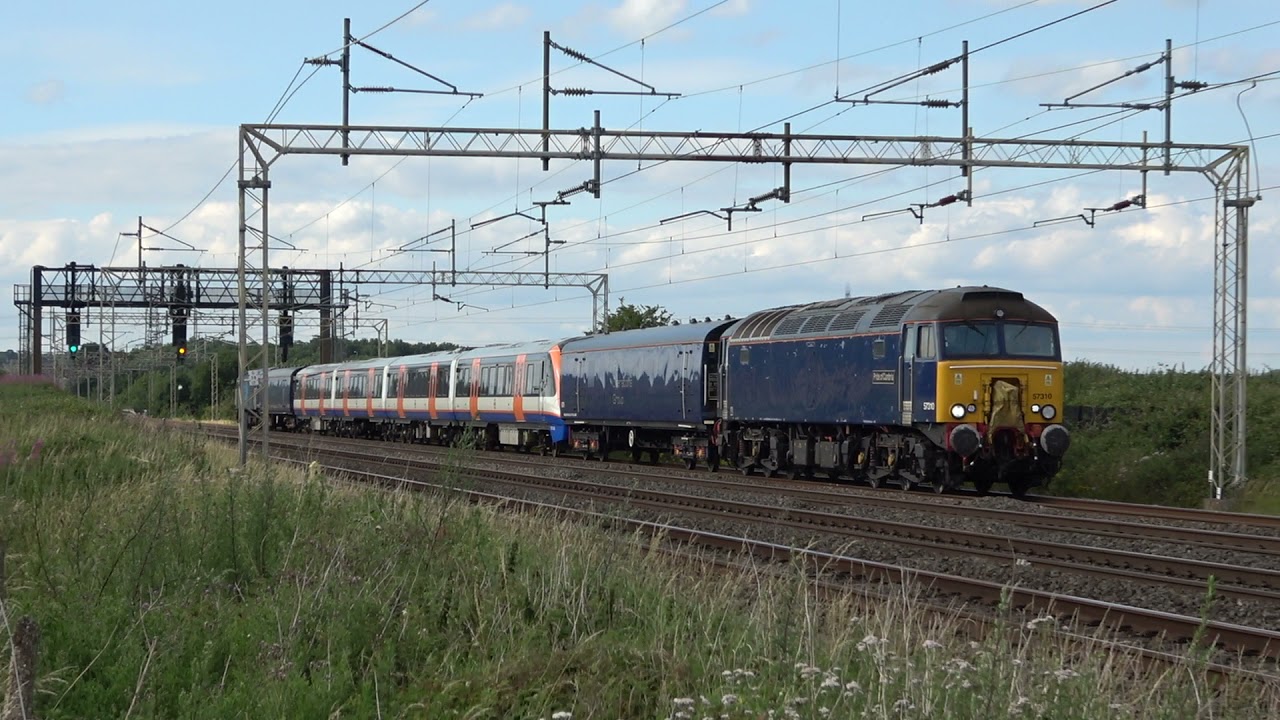 Rail Operations Group 57310 and 47812 hauling 710266 through Ledburn ...