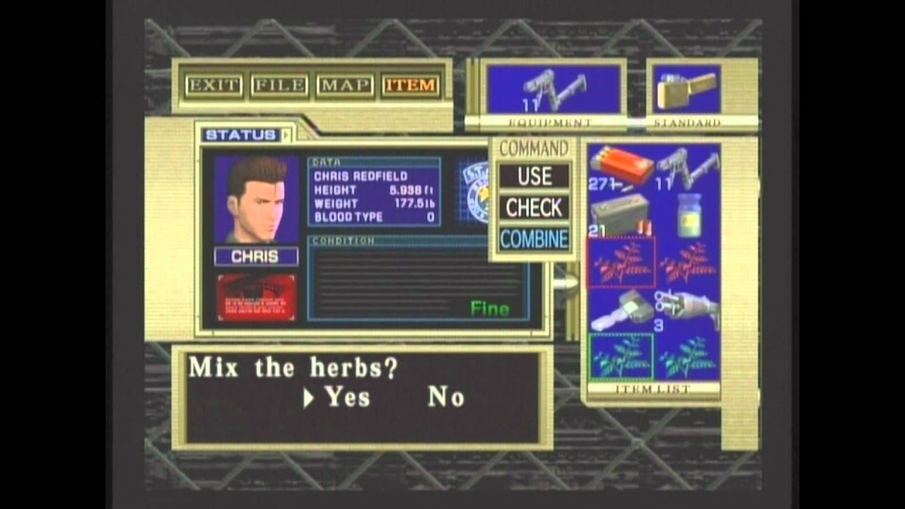 Resident Evil Code Veronica X - A-Rank Walkthrough - Part 12-17 - Chris ...