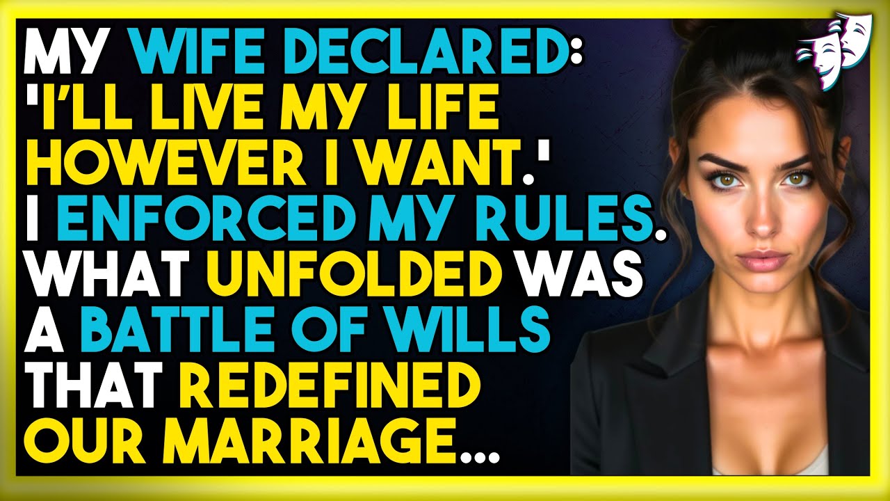 My Wife Said: 'I’ll Do Whatever I Want!' So I Proved, 'Not Under My Roof! - YouTube