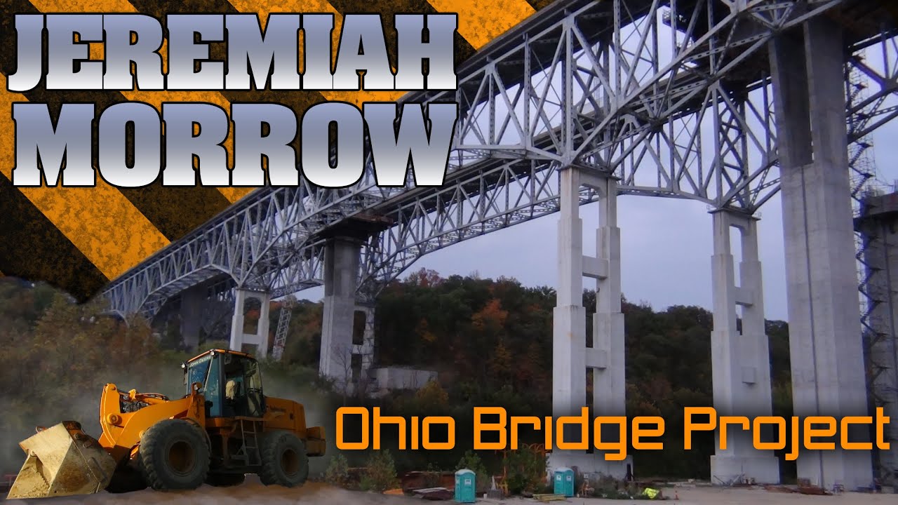 Tallest bridge in Ohio, Jeremiah Morrow construction project 2011 - YouTube