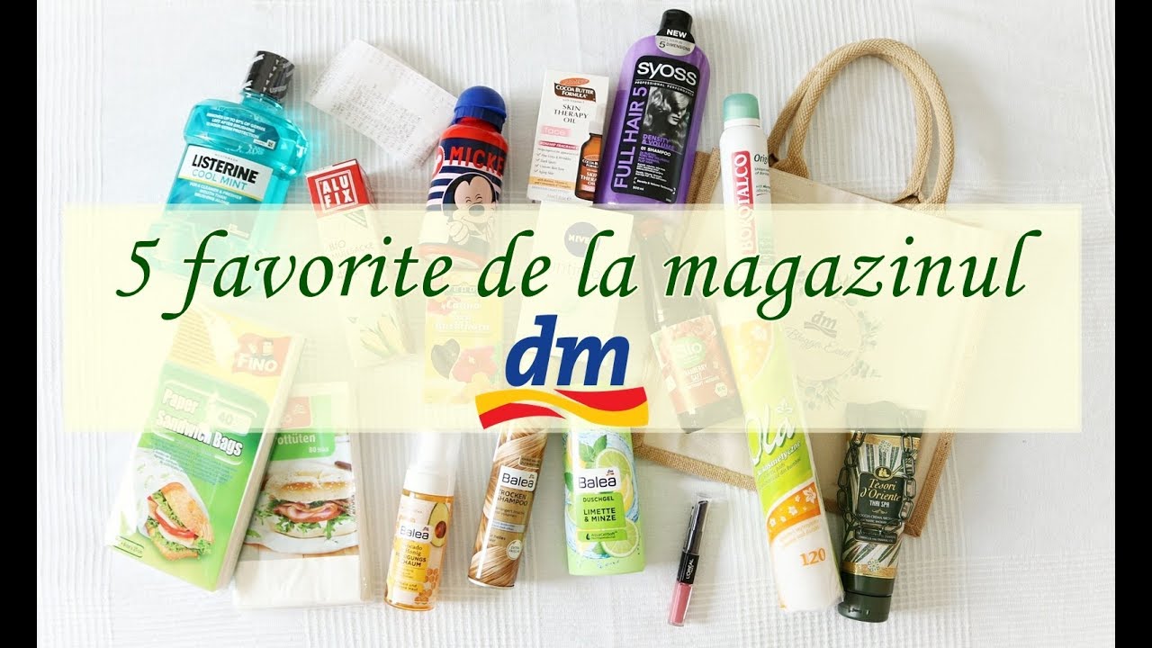 5 favorite din magazinul DM & #shopping - YouTube