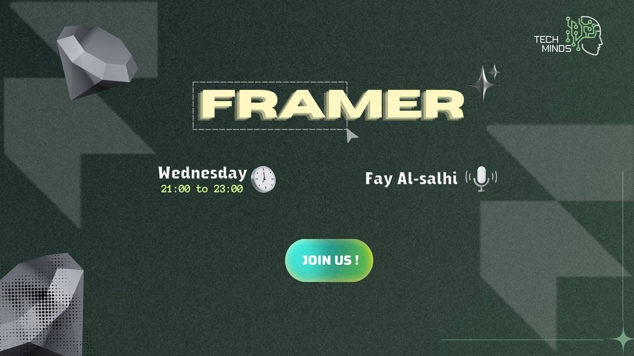 ورشة عمل لتطبيق Workshop Framer | Framer - YouTube