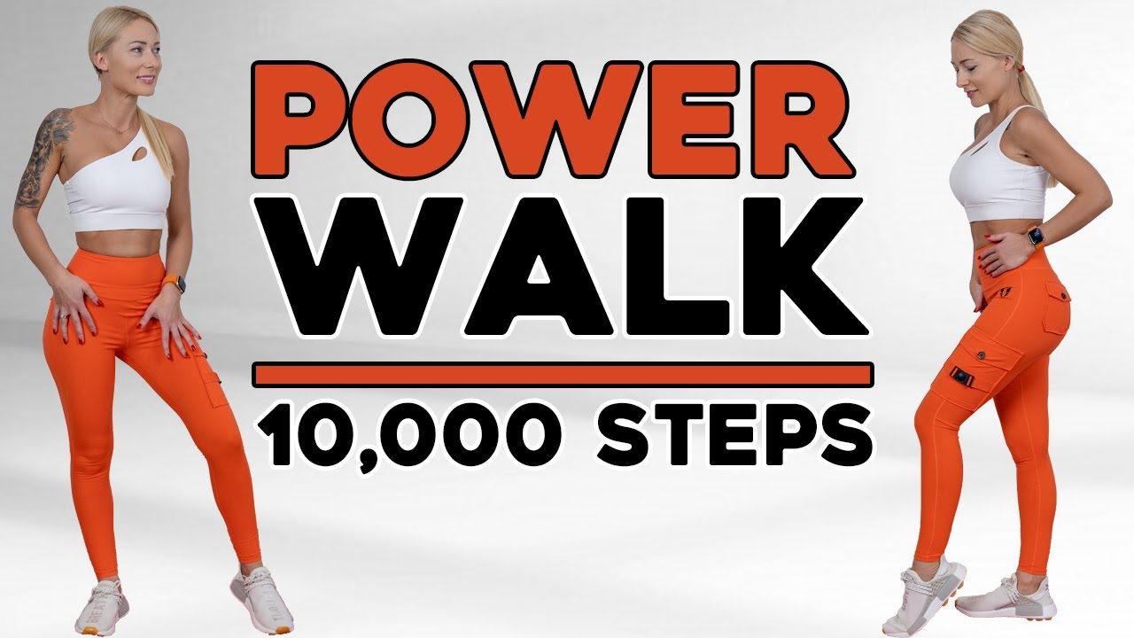 10000 Steps Walking At Home Workouts | 4 Mile Power Walk | Walk at Home ...