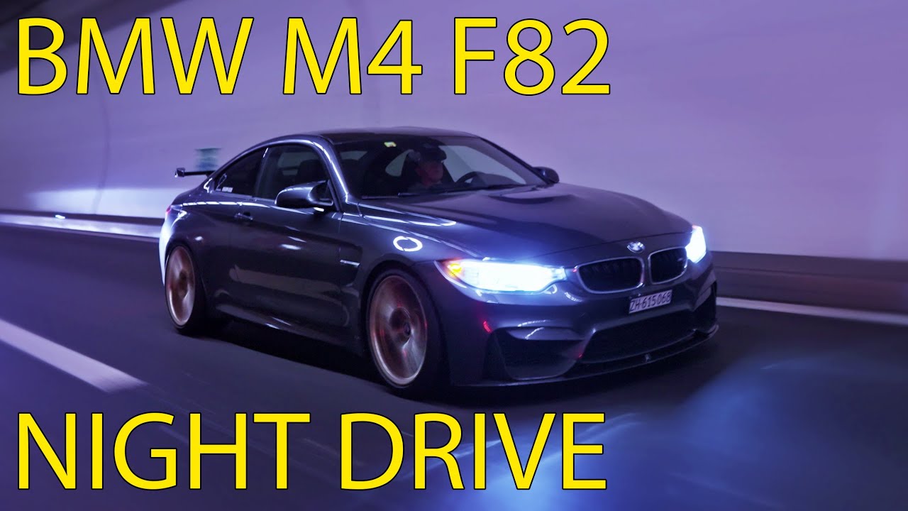 Night Drive BMW M4 F82 M Performance ///M cinematic - YouTube