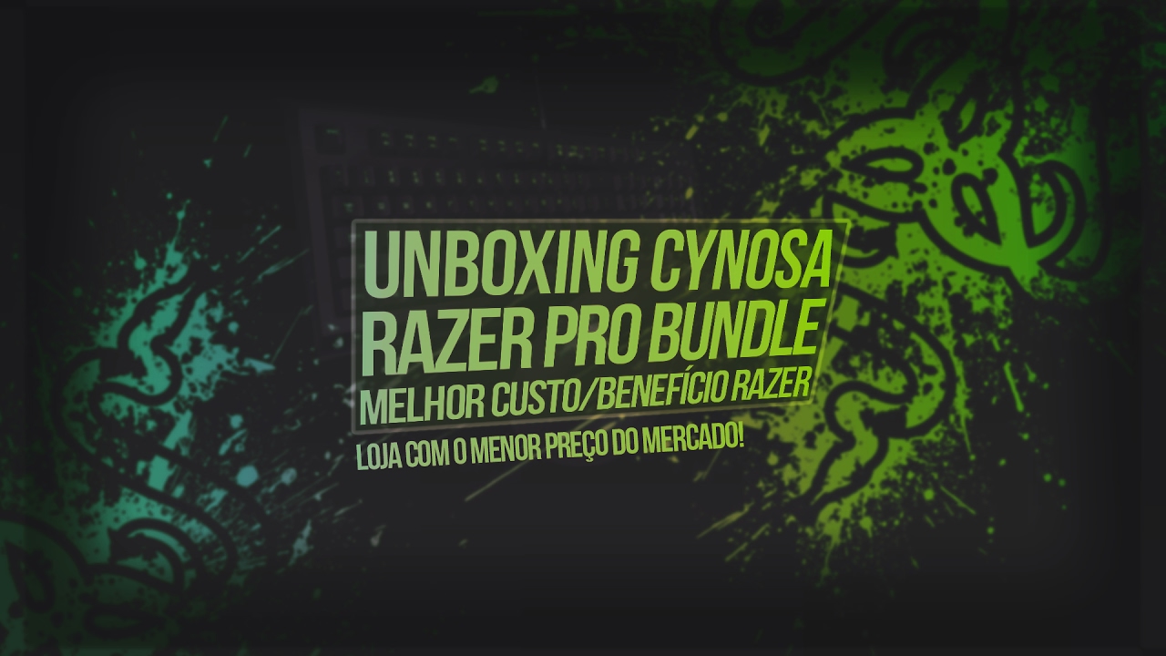 UNBOXING › Kit Razer Pro Bundle por R$360! - YouTube