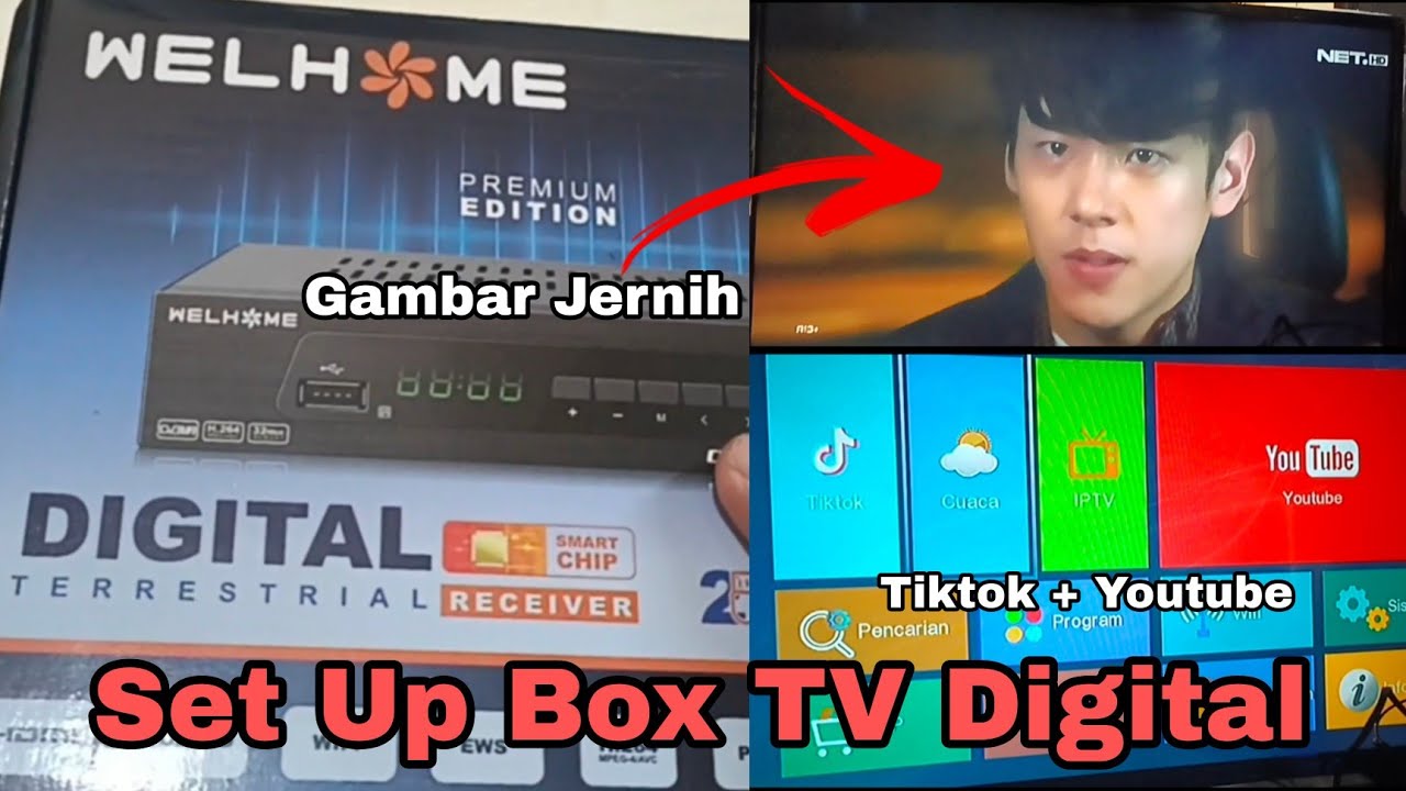 DIBAWAH 300RB, SET UP BOX TV DIGITAL MUDAH, WELHOME SETUPBOX MURAH ...