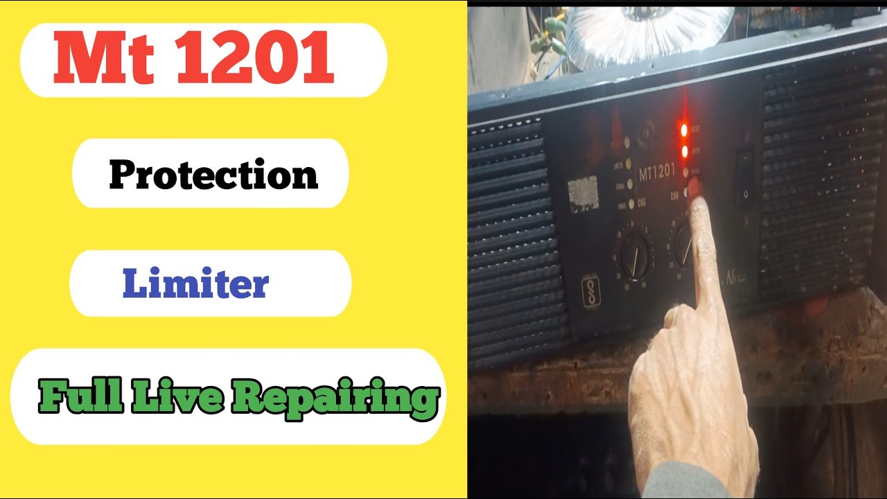Mt 1201 Amplifier Full Repairing Video Part 1 - YouTube