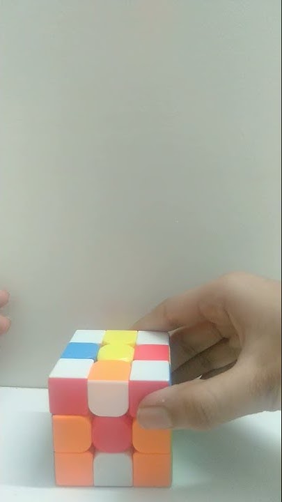 Solving 3x3 cube with one hand in perfect algorithm ll part -2 - YouTube