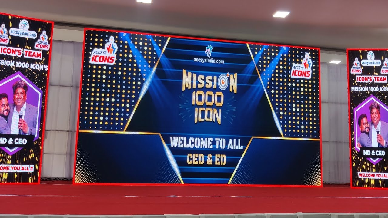 Accsys India | "MISSION 1000 ICONS" | Vision for Accsys Icons Team ...