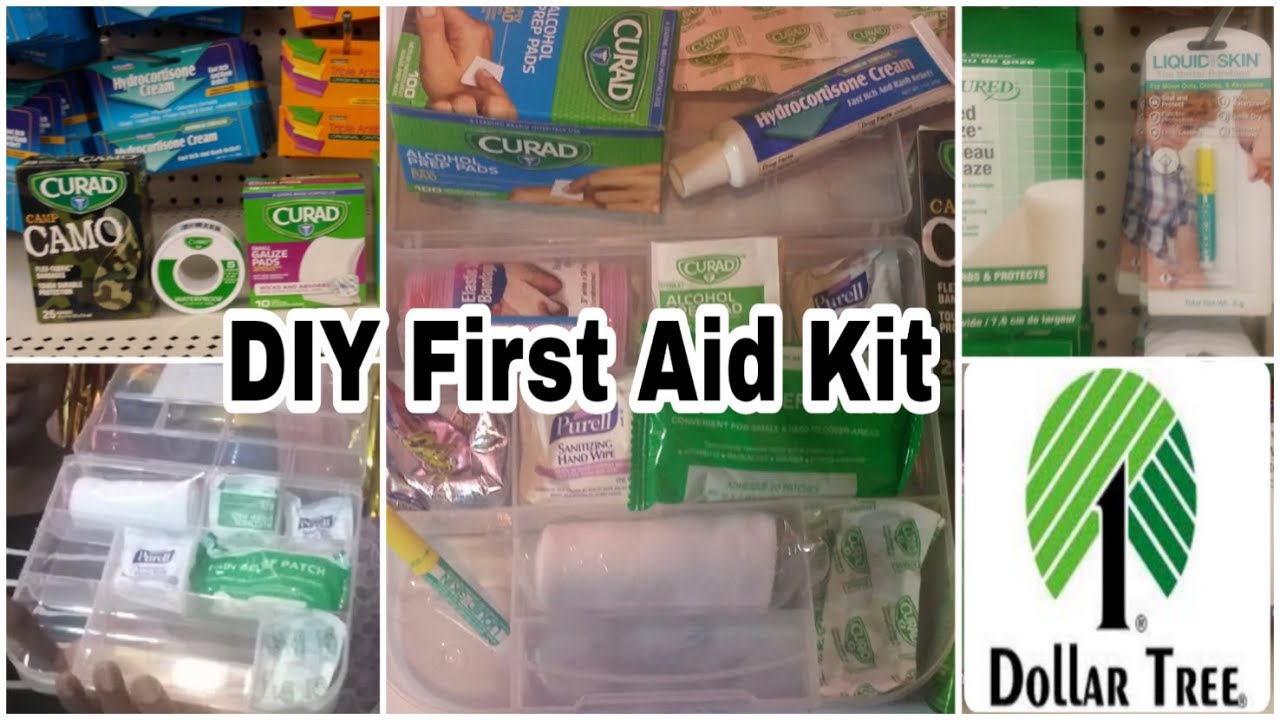 DIY FIRST AID KIT W/ DOLLAR TREE ESSENTIALS - YouTube