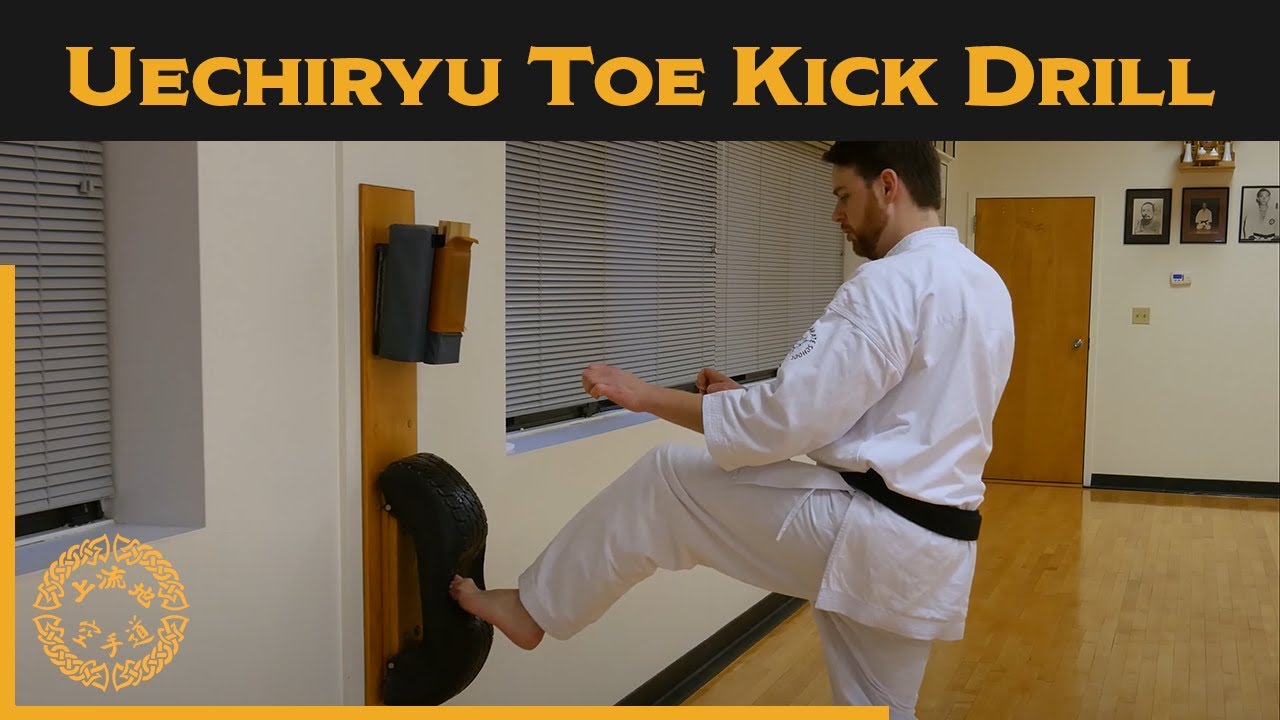 The Uechiryu Sokusen Geri - How to get a Stronger Karate Toe Kick - YouTube