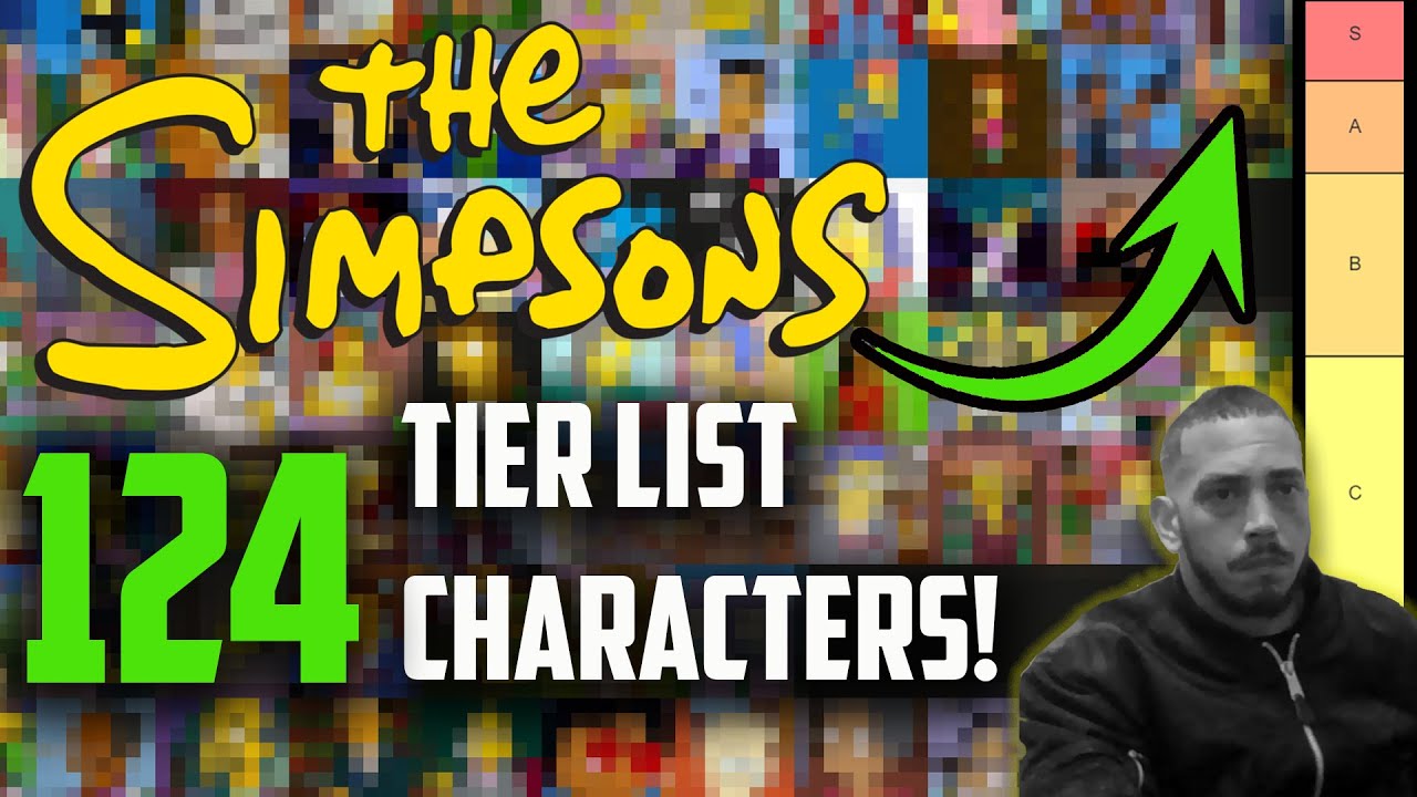 The Simpsons Tier List: 124 Characters RANKED - YouTube