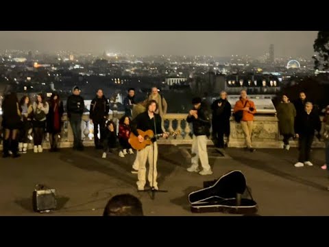 Live at SCARÉ-COEUR in PARIS!! - Coby Dallyn Street Performance (second ...
