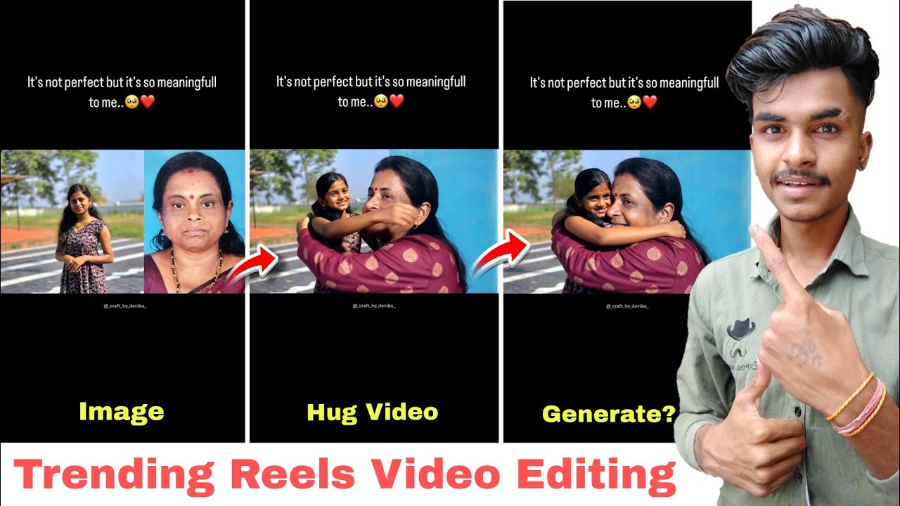 2 Photo 3D Hug Video Generate | Luma Ai Couple Photo To Hug Reels Video ...