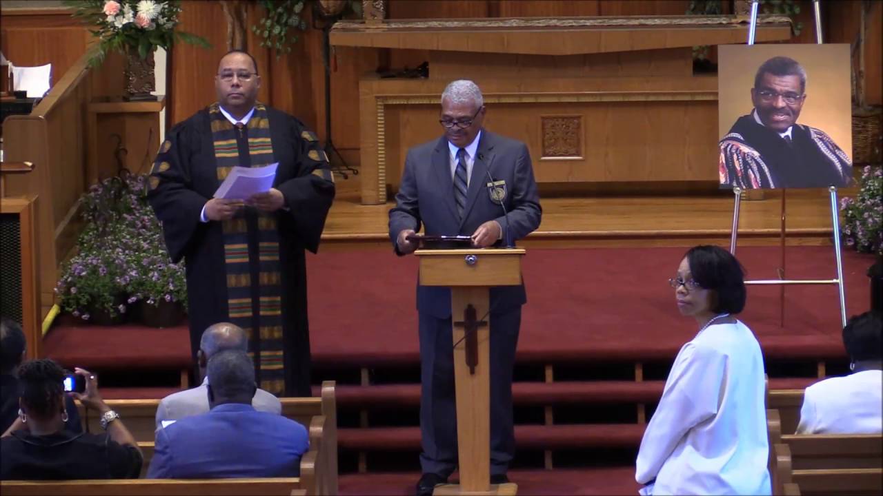 Memorial Honoring Rev. Dr. G. Daniel Jones, Pastor Emeritus - YouTube