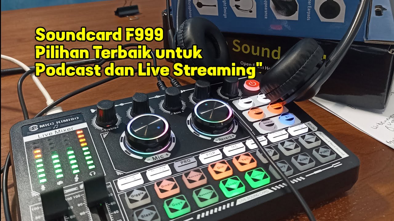 Soundcard F999: Solusi Murah untuk Audio Profesional. #soundcard # ...