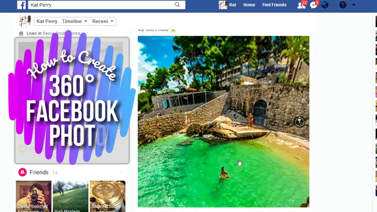 How to Create 360 Facebook Photo in 69 seconds. - YouTube
