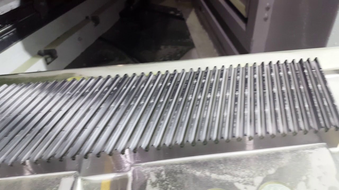HABRAMA CNC RACK GRINDING MACHINE - YouTube