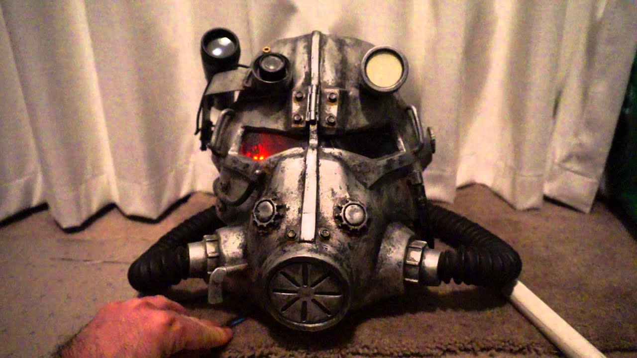 Fallout 3 Brotherhood of Steel power armour helmet ***COMPLETE*** - YouTube
