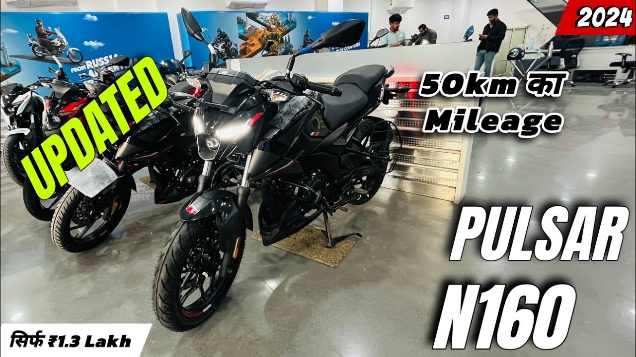 Bajaj Pulsar N160 New Model 2024🔥 | 2024 Bajaj Pulsar N160 Review ...