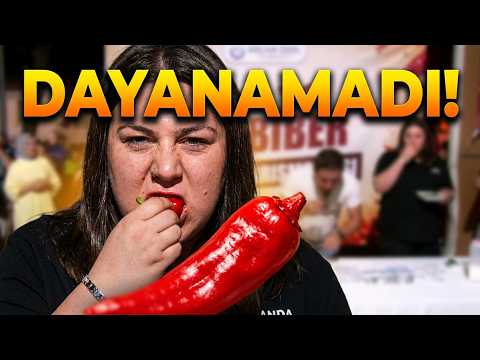 11. Uluslararası Altın Biber Festivali Acı Biber Yeme Yarışması