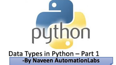 Learn Python - By Naveen AutomationLabs - YouTube