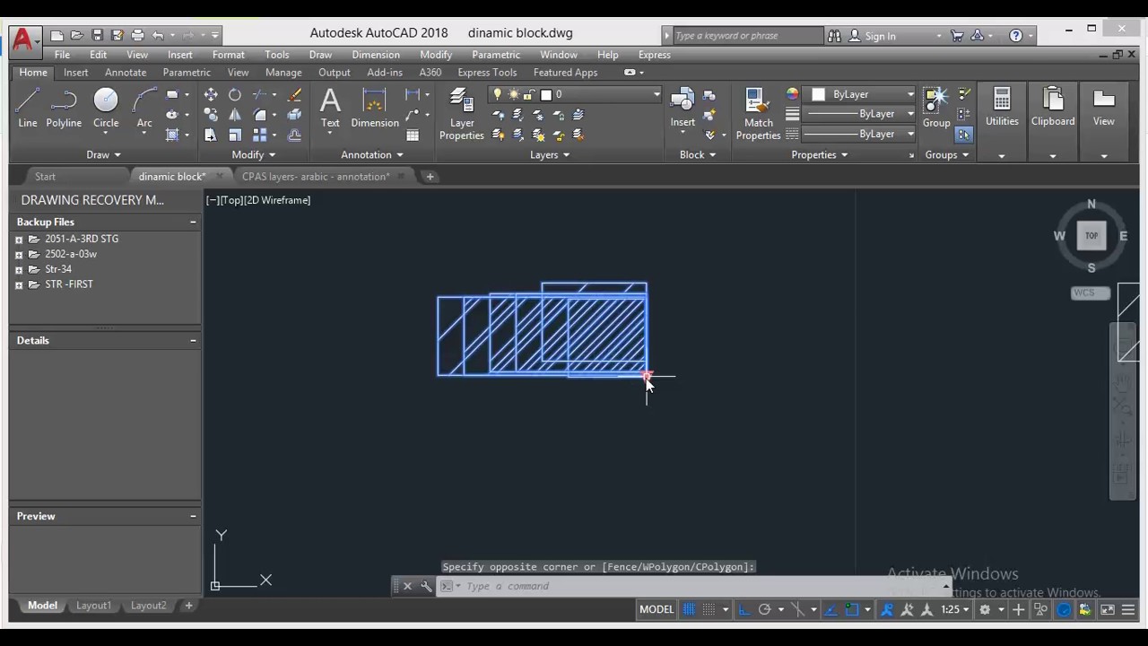 Advanced orders in AUTOCAD " DYNAMIC BLOCK 02 " - YouTube