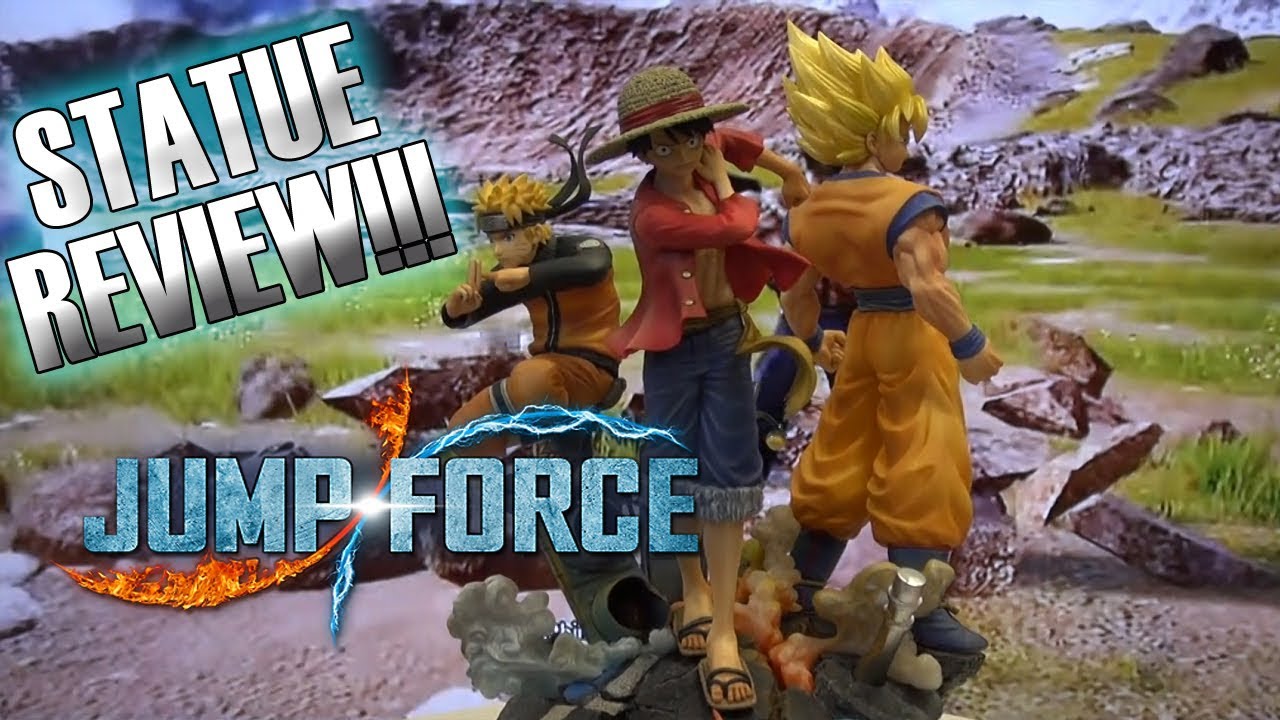 Jump Force Collectors Edition Statue Unboxing - YouTube