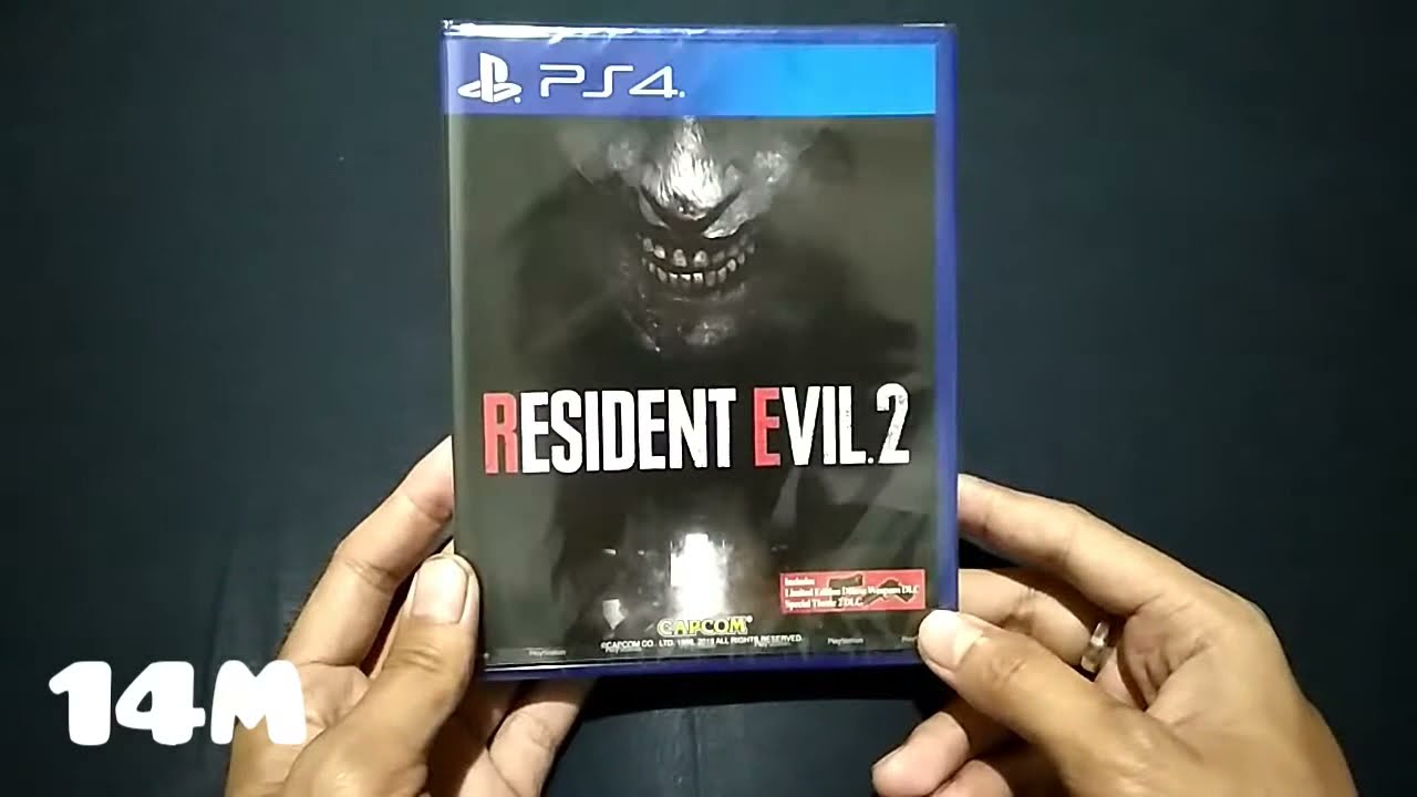 Unboxing Resident Evil 2 (Remake) PS4 Standard Edition - YouTube
