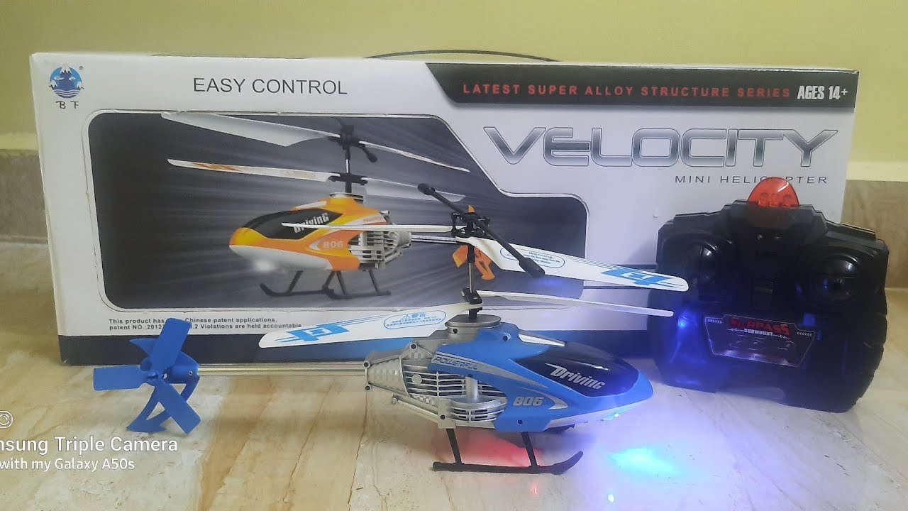 Velocity helicopter for 1300 | unboxing and testing - YouTube