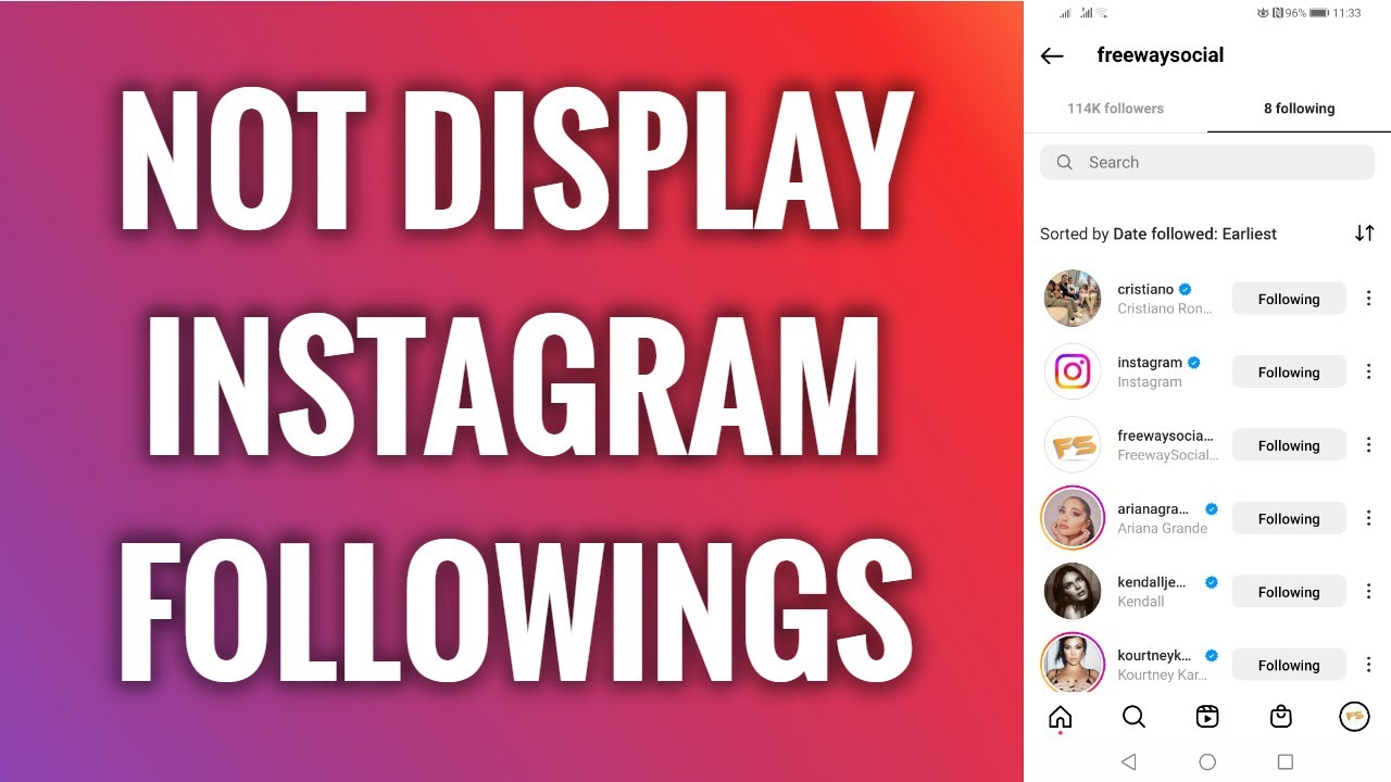 How To Not Display Instagram Followings YouTube How To Not Display Instagram Followings YouTube