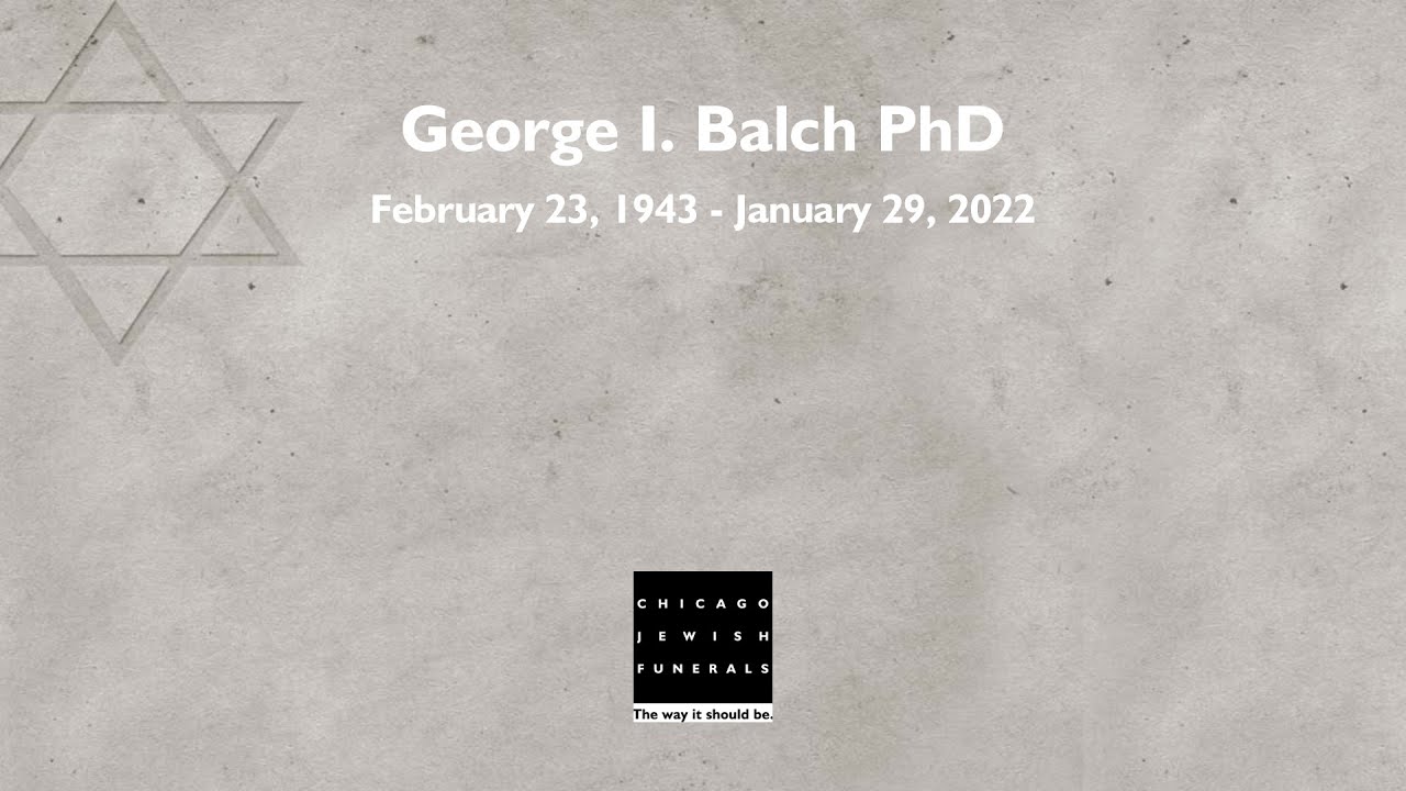 George I Balch PhD - YouTube