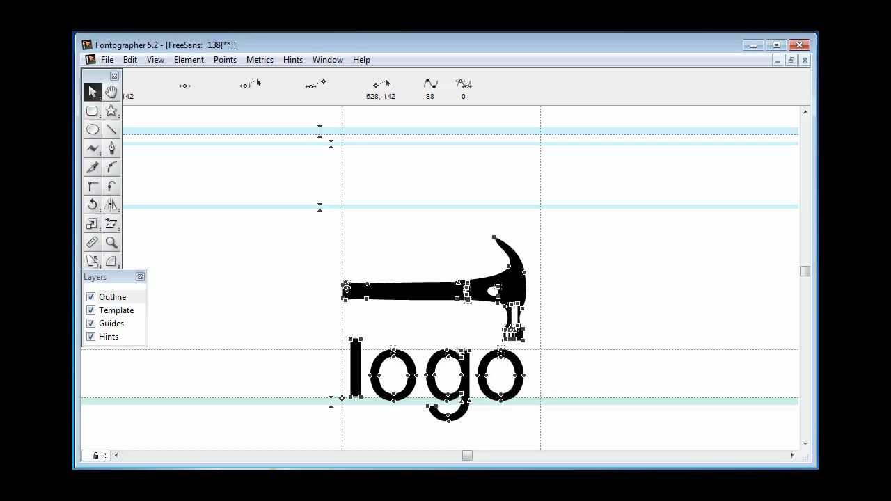 Basics of Hinting in Fontographer 5 - YouTube