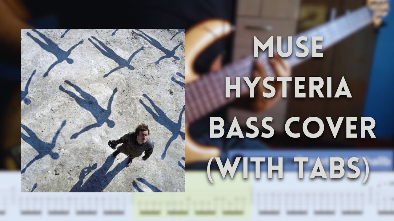 Muse - Hysteria bass cover (with tabs) - YouTube