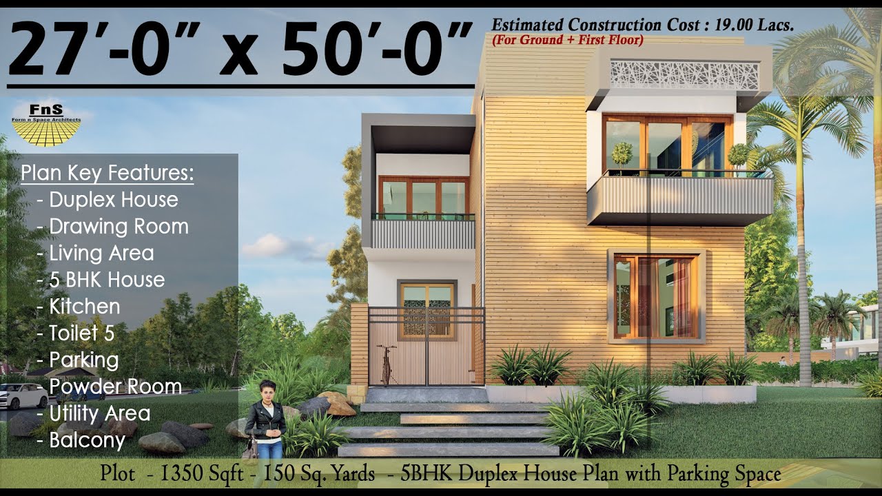 House Map Design For 150 Square Yard Budget Friendly House Plan