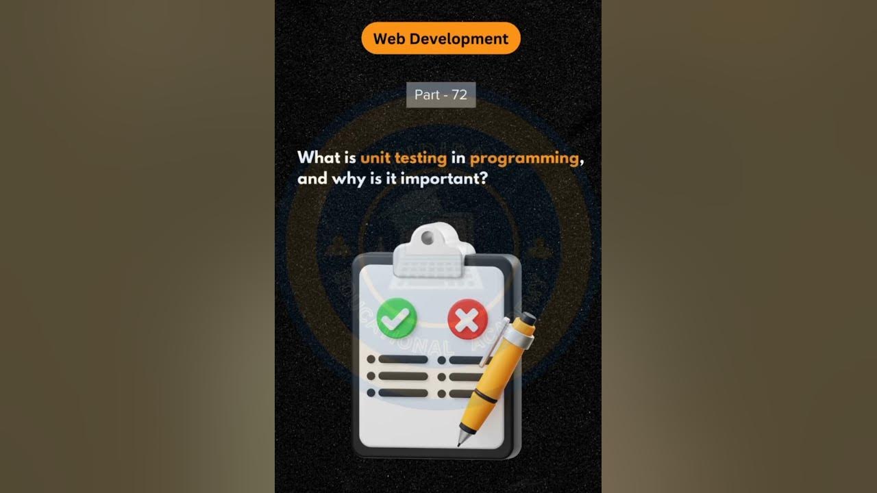 Web Development Part 72 Unittesting Programming Webdevelopment Unit Testing Sessions