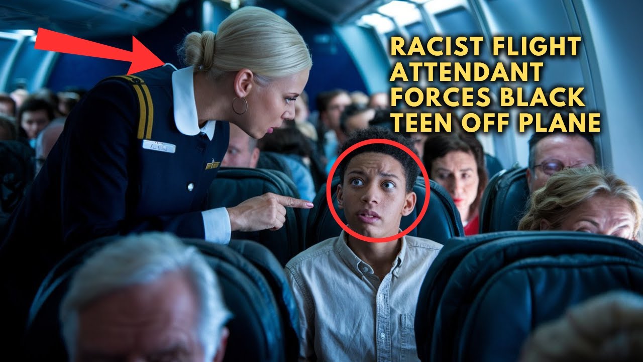 Racist FLIGHT Attendant FORCES Black Teen Off Plane, Got JUSTICE 30 ...
