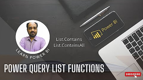 Power Query List Functions- Power BI - YouTube