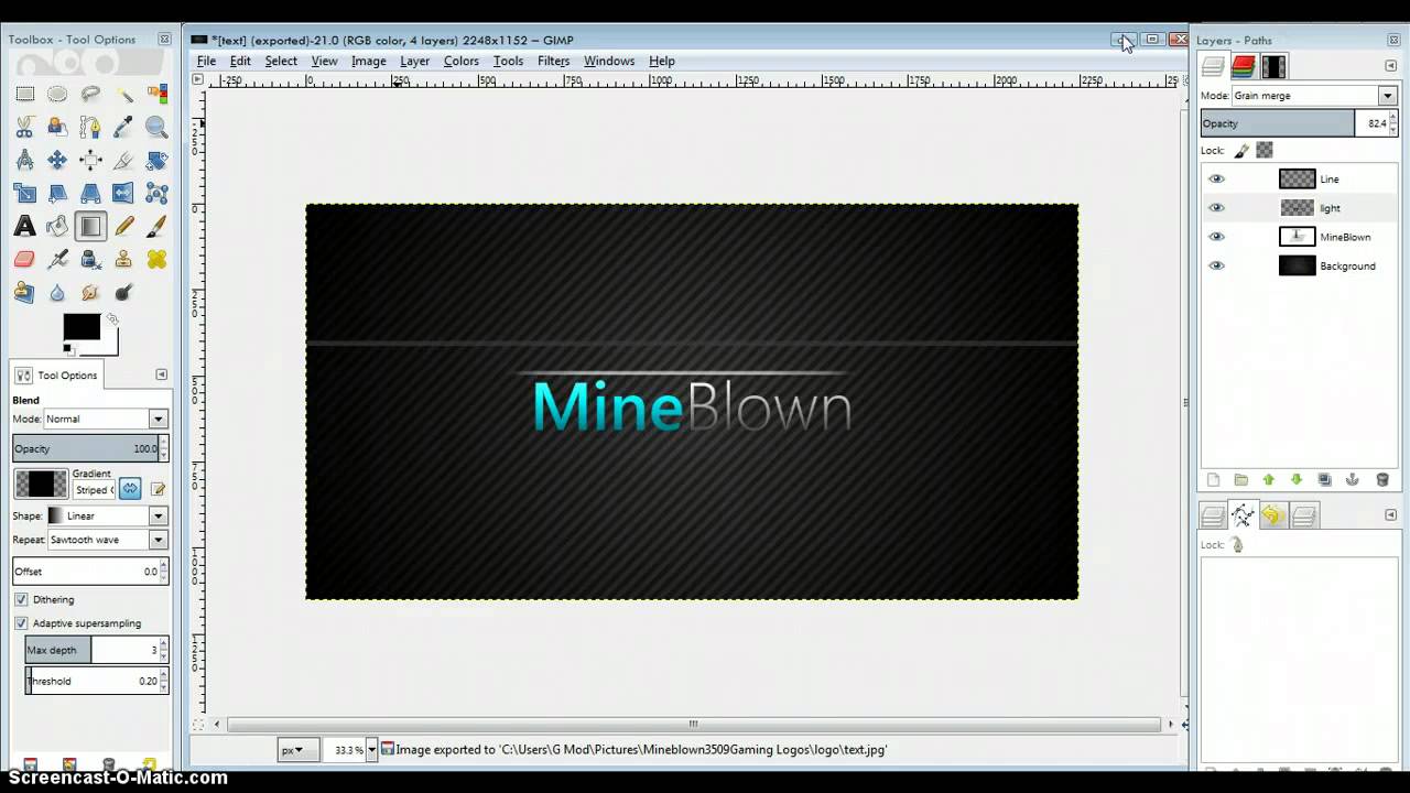 GIMP 2 8 How To Save GIMP Files To A JPG File YouTube GIMP 2 8 How To Save GIMP Files To A JPG File YouTube