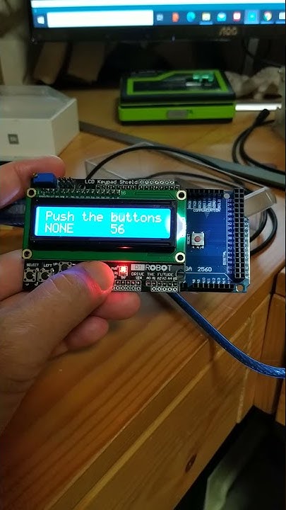 Testing the D1 Robot keypad shield on Arduino Mega. - YouTube
