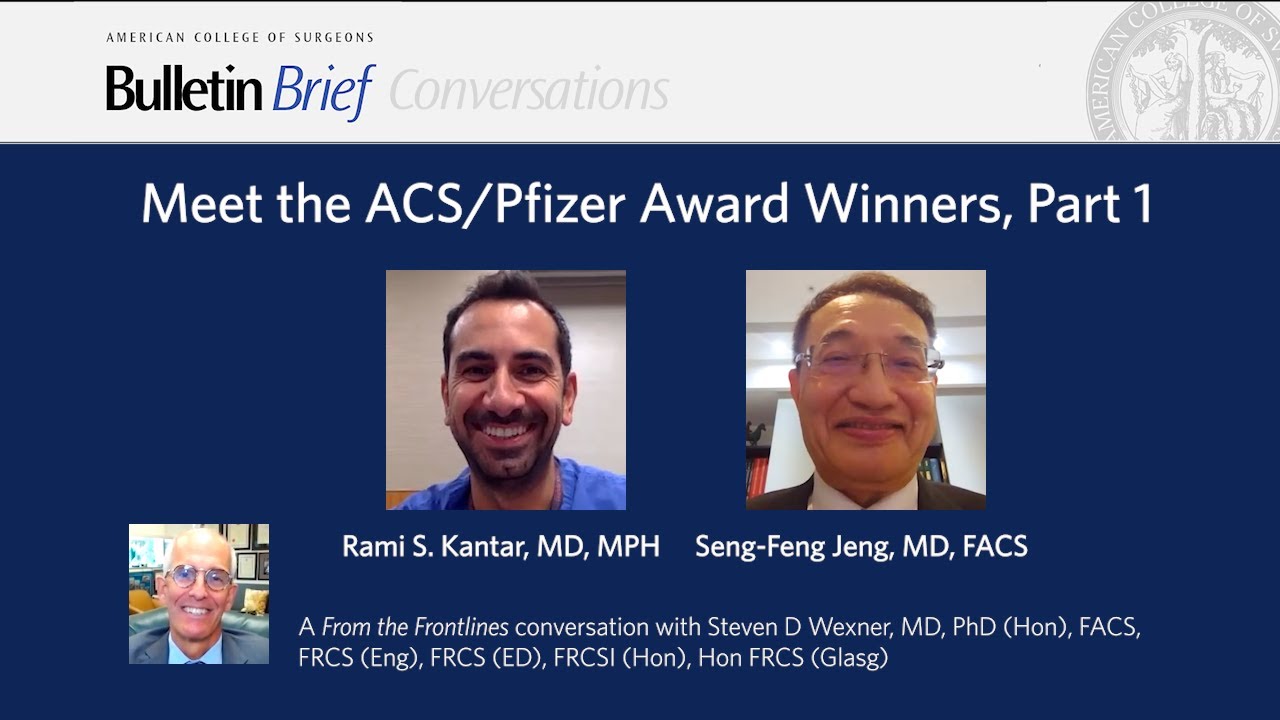 Meet the ACS/Pfizer Award Winners, Part 1 - YouTube