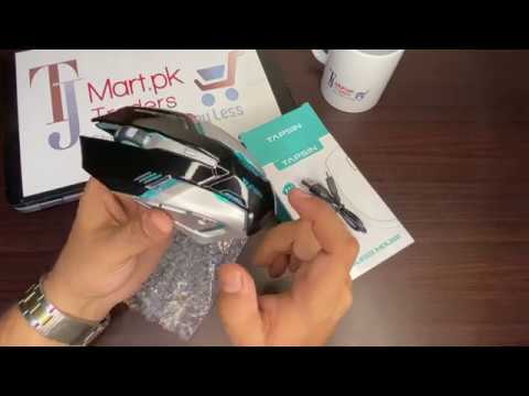 Tapsin Rechargeable 'Wireless Gaming Mouse' - YouTube