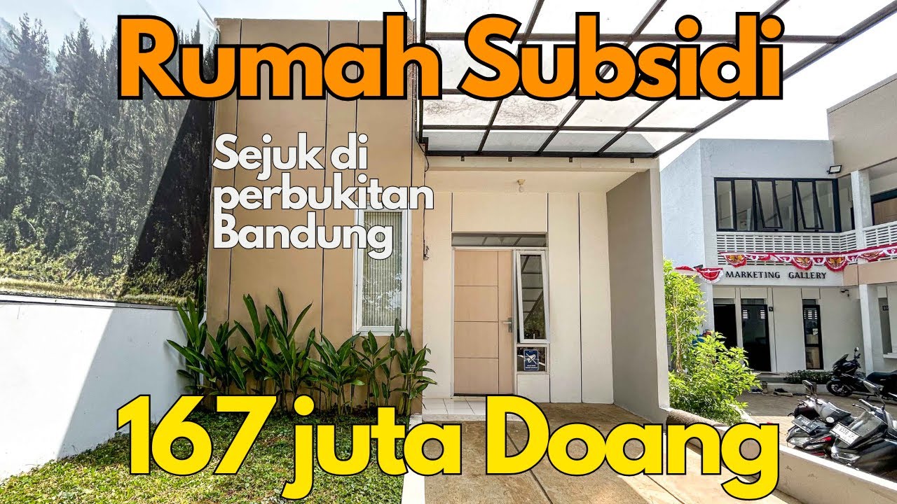 Rumah Subsidi 167 Juta di Bandung - YouTube