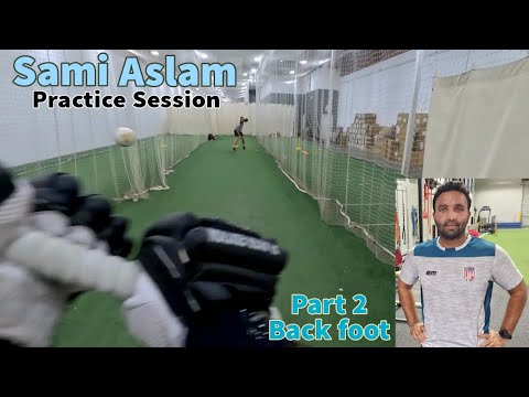 Sami Aslam Cricket Practice with GoPro Hero 11 | Bouncer Session with ...
