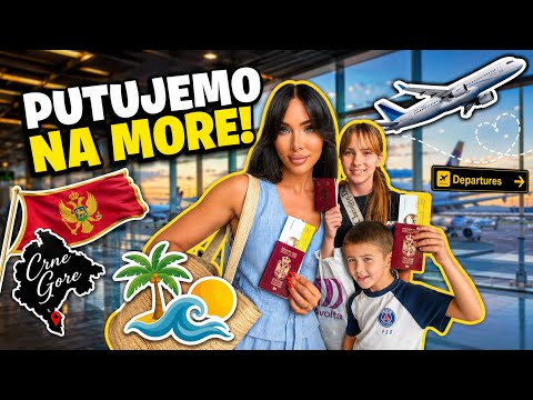 Putujemo na more u Crnu Goru sa Jovanom i Megi! 😍🌴 Kod kuće nas je sačekalo SLATKO iznenadjenje! 🍰