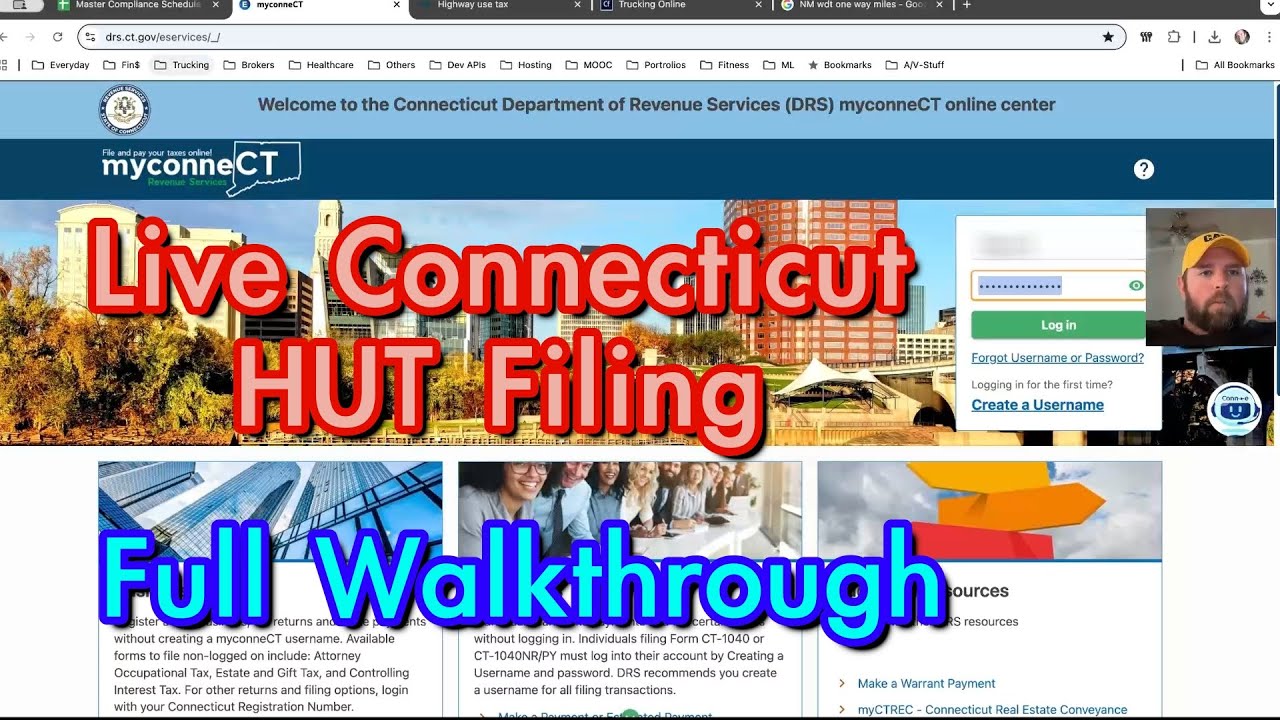 How to File Connecticut HUT Highway Use Fee - Step by Step Tutorial for ...