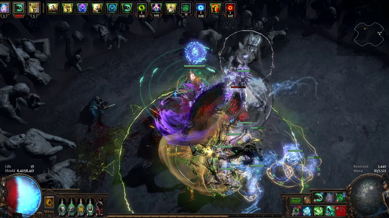 [PoE 3.8] Chaos Herald of Purity Guardian - Uber Elder Fight - YouTube