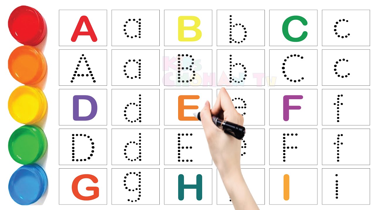 Abc Dotted Tracing, English Alphabet Writing, Preschool learning #abc # ...